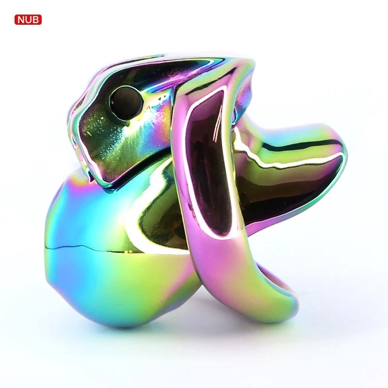 Rainbow HT V3 NUB COCK CAGE Chastity Device NEW V3 THE NUB STEEL ...