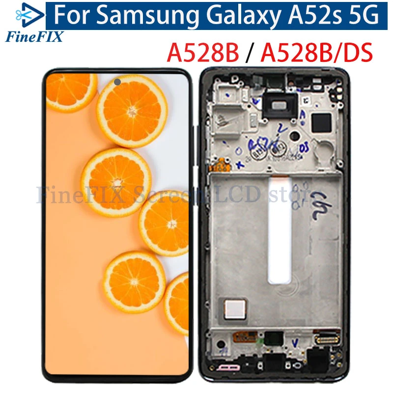 6.5 ''Super AMOLED Für Samsung Galaxy A52s 5G A528B, a528B/DS LCD ...