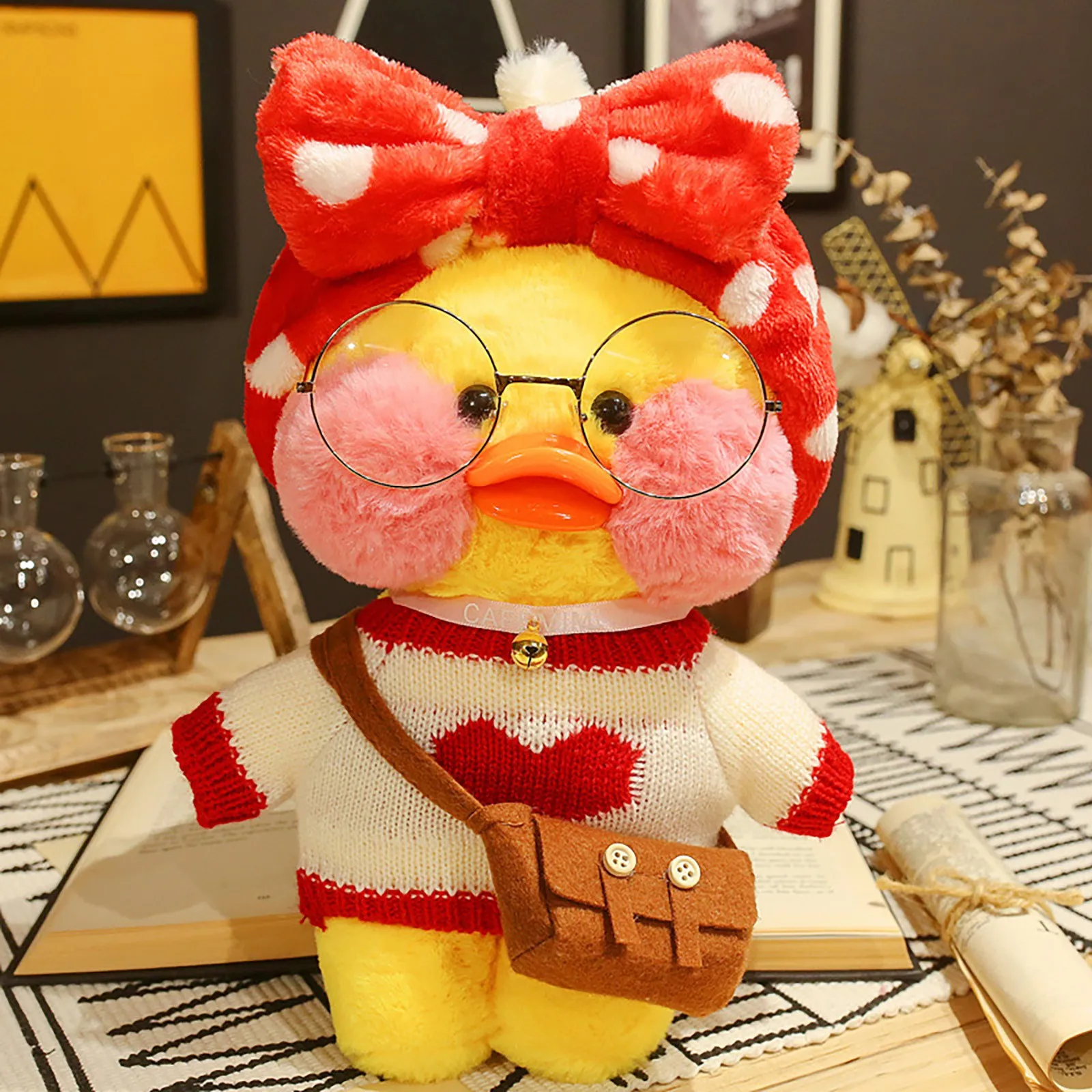 30cm Korean Netred Wearing Hyaluronic Acid Little Yellow Duck Doll ...