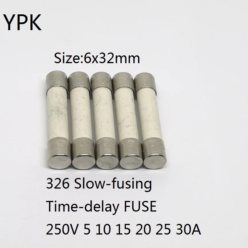 5PCS-LOT-Time-Delay-Ceramics-FUSE-326-250V-LF1A-3A-5A-8A-10A-12A-15A ...
