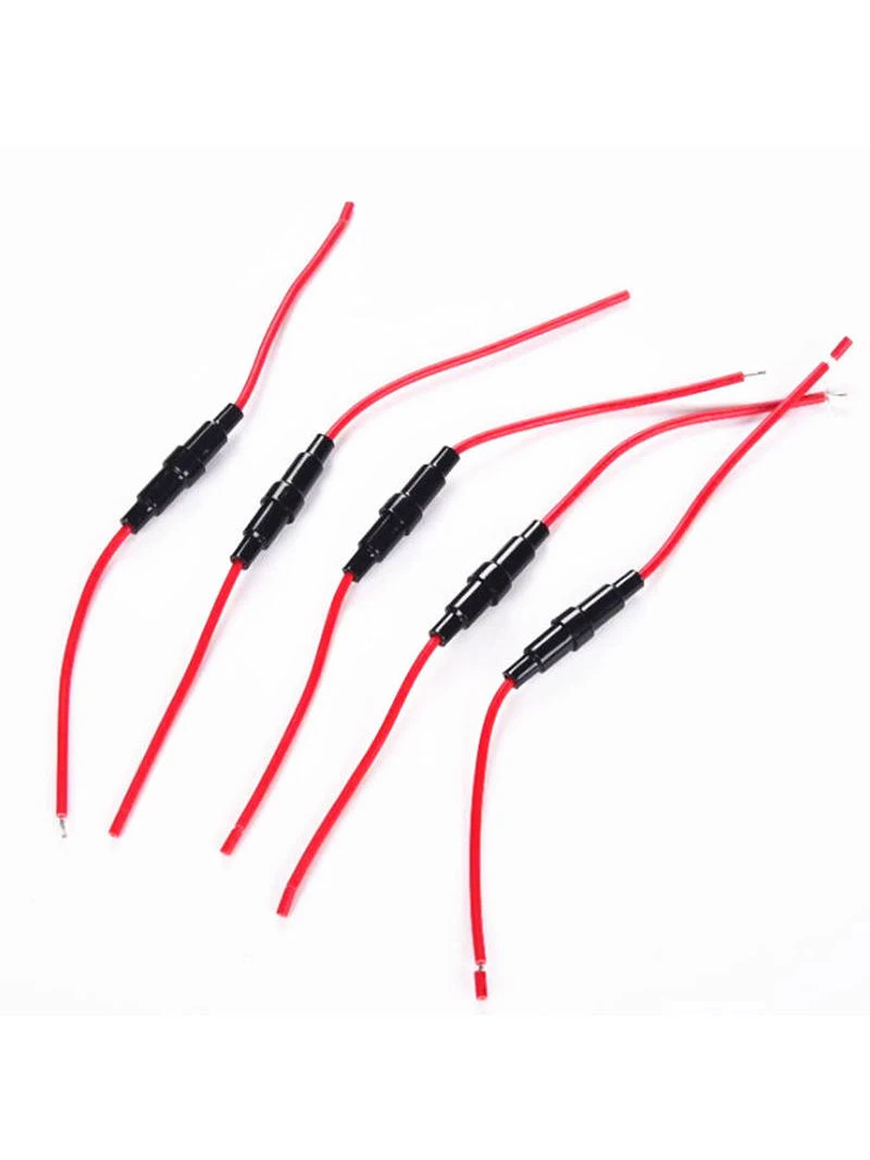 10pcs 5*20mm Glass Tube Fuse Holder Screw Type Quick Blow 5x20mm Fuses ...