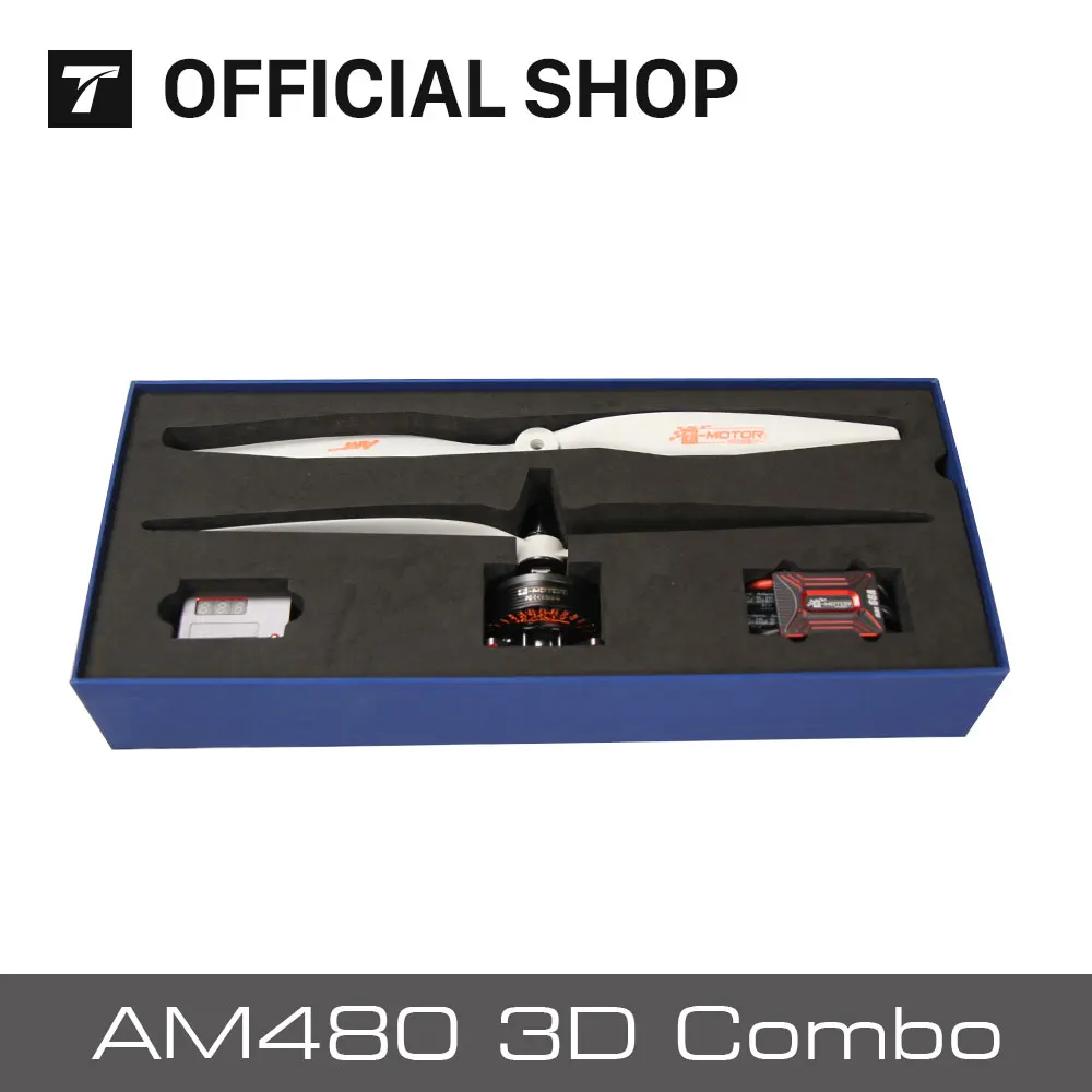 T-motor AM480 3D Combo ( AM40 Brushless Motor + AM66A ESC + 13*6.5 ...