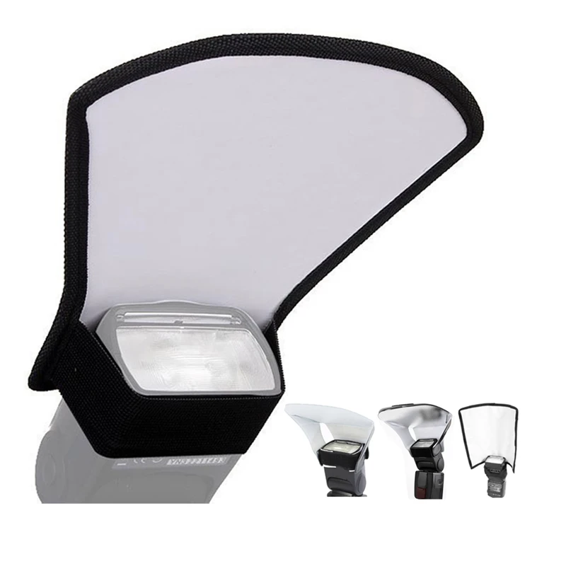 Camera Flash Diffuser 3 in 1 Flash Softbox Double sided Photo Light ...