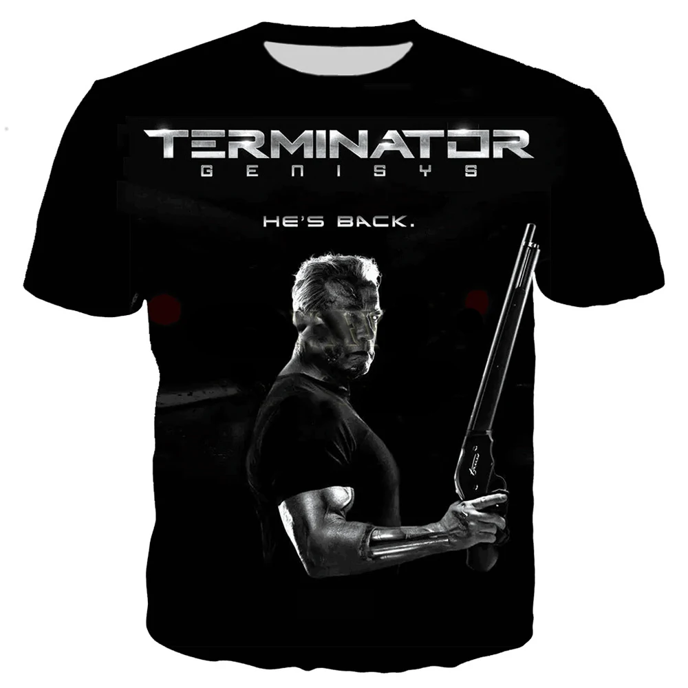 Camiseta-de-la-pel-cula-Terminator-Arnold-Schwarzenegger-para-hombre-y ...
