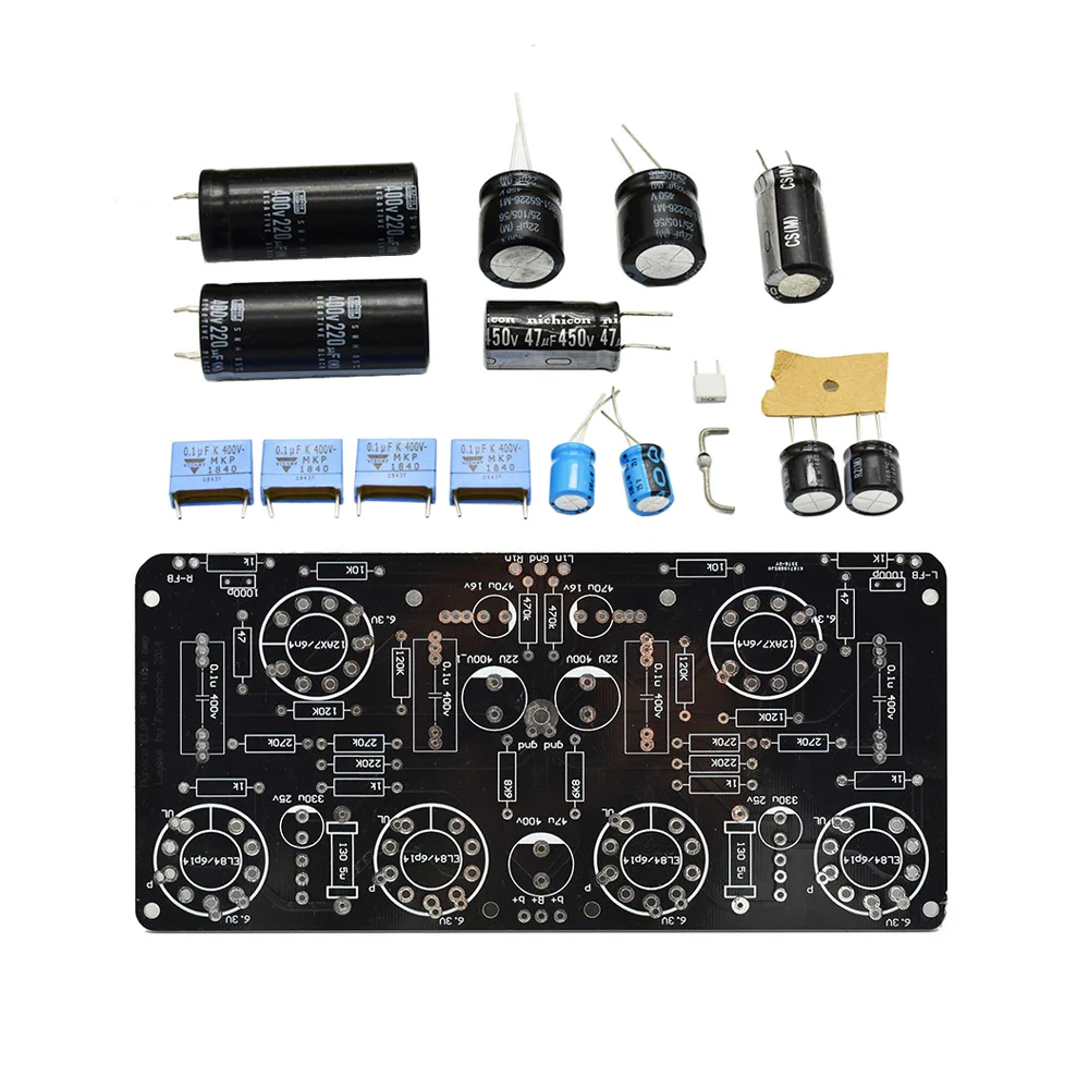 Lusya 12ax7-el84 6p14 Pcb Board Push-pull Power Amplifier Bile Machine Diy Kits G12-013 - Home ...