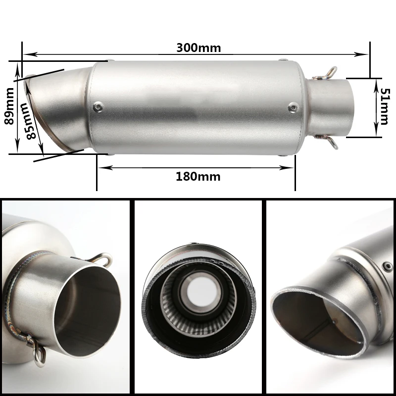 Full Exhaust System for Yamaha R3 R25 YZF-R3 MT-03 Motorcycle Exhaust ...