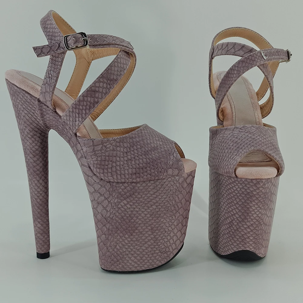 Leecabe 8Inch/20cm Women's Platform party High Heels Shoes Pole Dancing ...