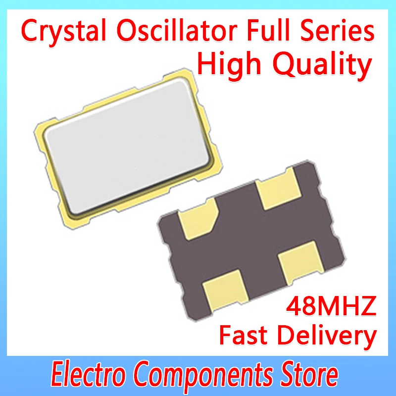 5ชิ้น/ล็อต5*3.2Mm 5032 4 Pins SMD Oscillator 48MHz 48M 48.000Mhz Active ...