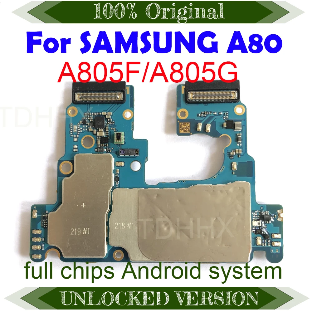Free Shipping For Samsung Galaxy A80 A805F Motherboard SM-A805F SM ...