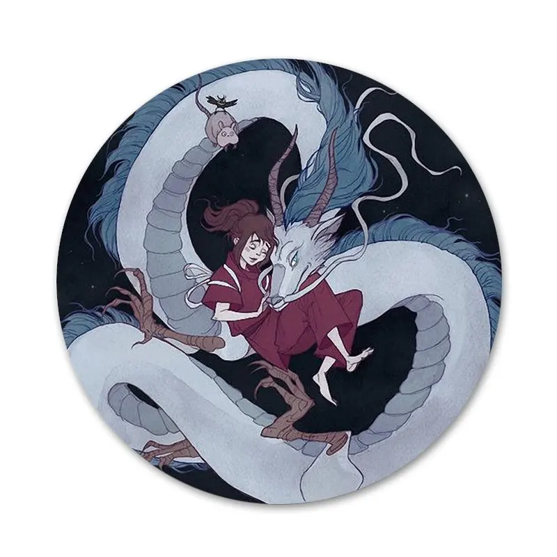 Spirited Away Chihiro And Haku In Dragon Form