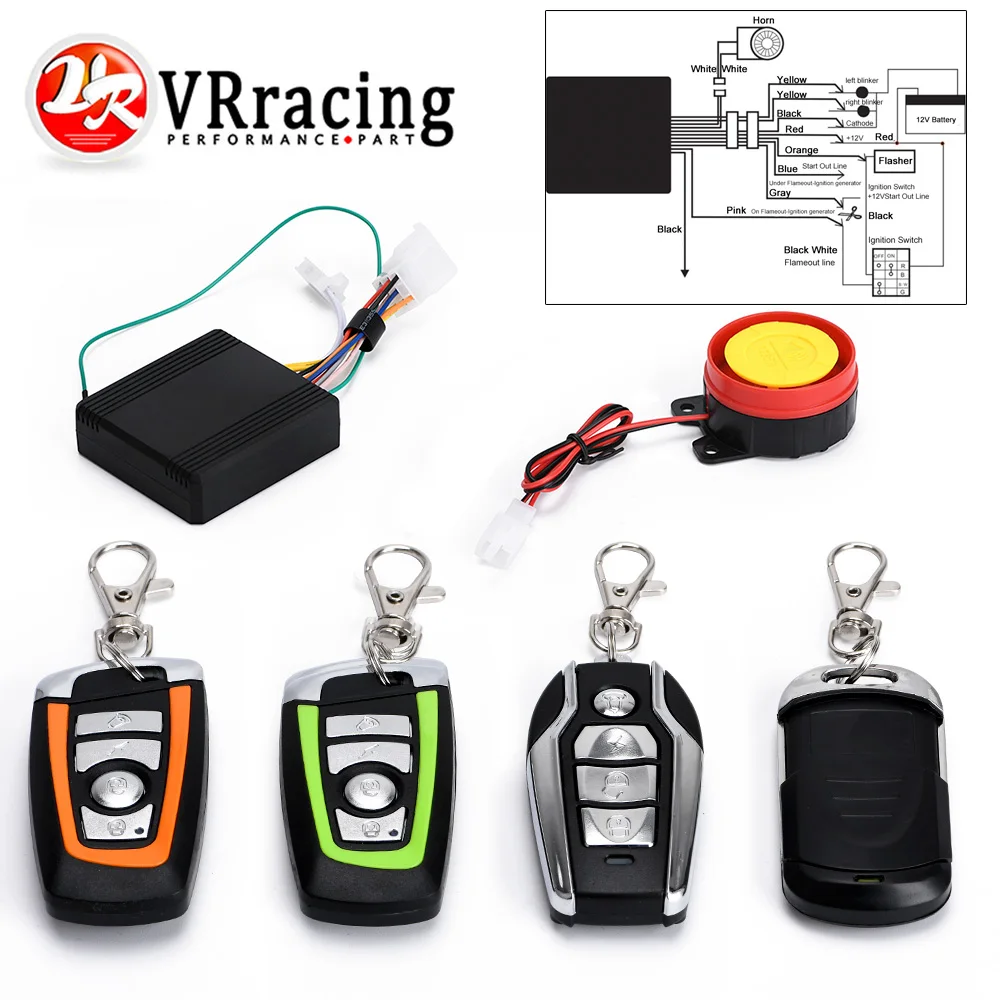 Universal-One-way-Scooter-Motorcycle-Anti-theft-Security-Alarm-System ...