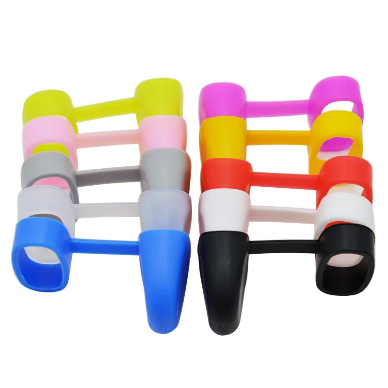 Flat 21mm vape pen silicone dust-proof cap cover with vape band vape ...