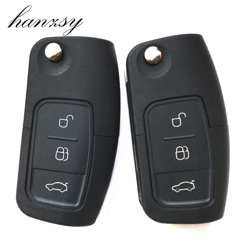 3 tasten Flip Folding key Fall Für Ford Focus 2 C Max S Max Ka Mondeo ...