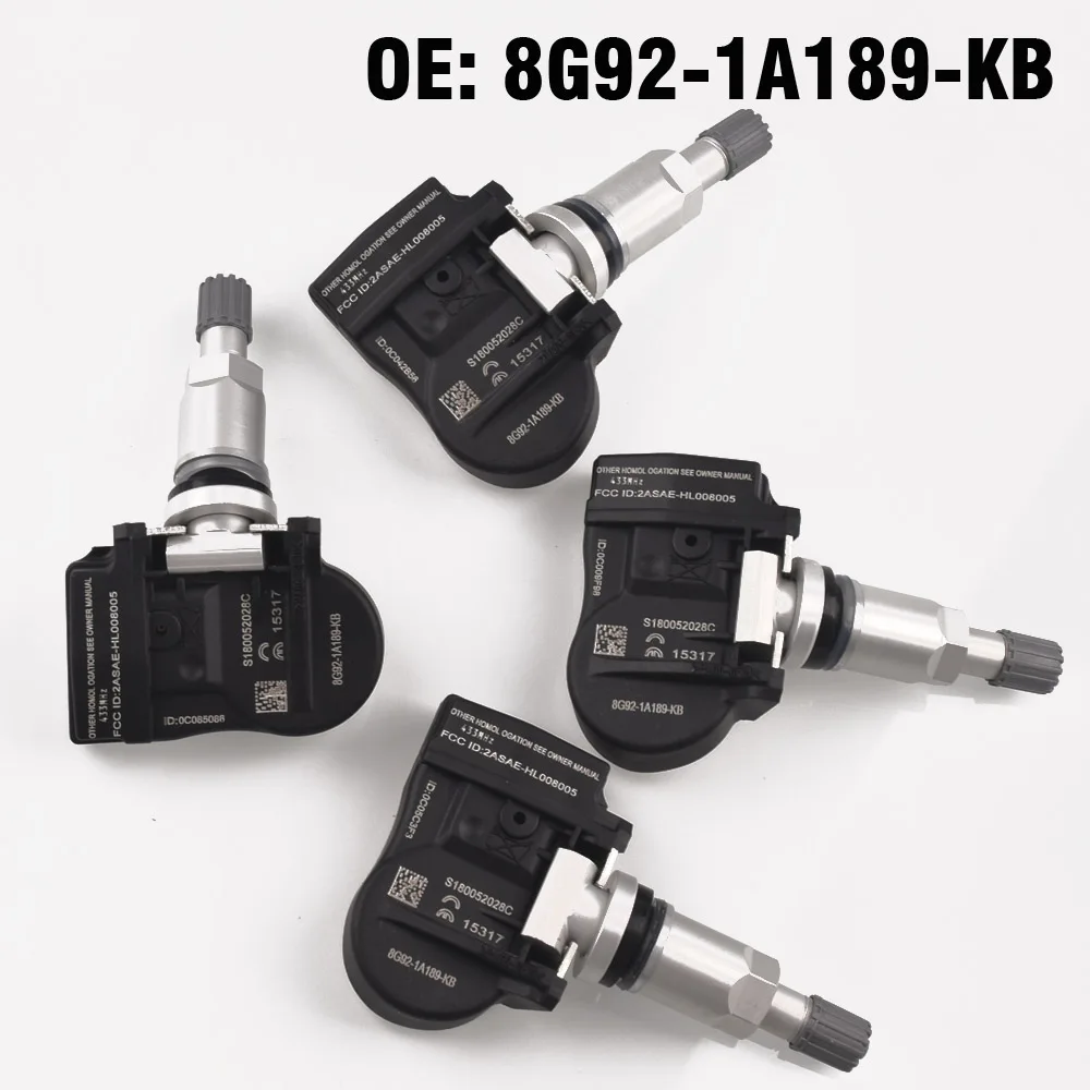 Monitor de presión de neumáticos de coche, Sensor TPMS 8G92 1A189 KB ...