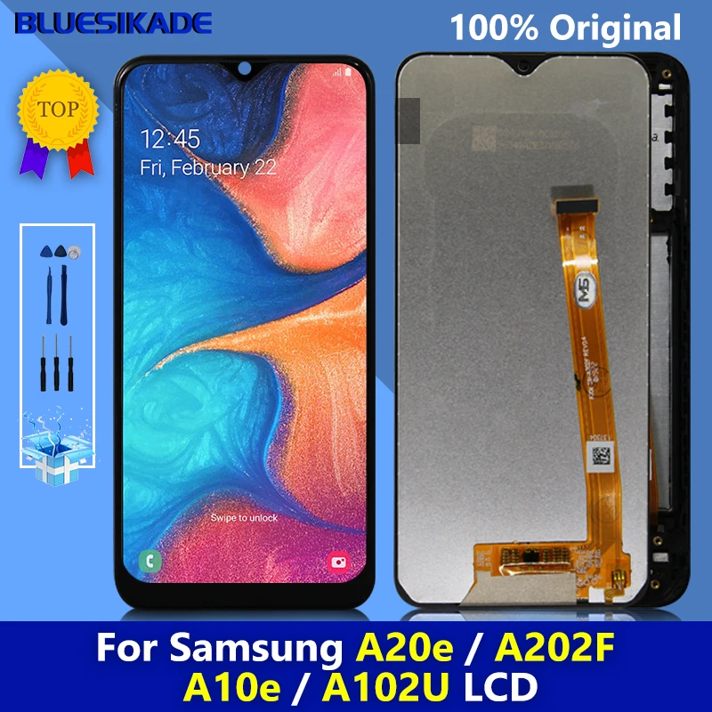 5.8 "für Samsung Galaxy A20E LCD-Display A202 SM-A202F Touchscreen ...