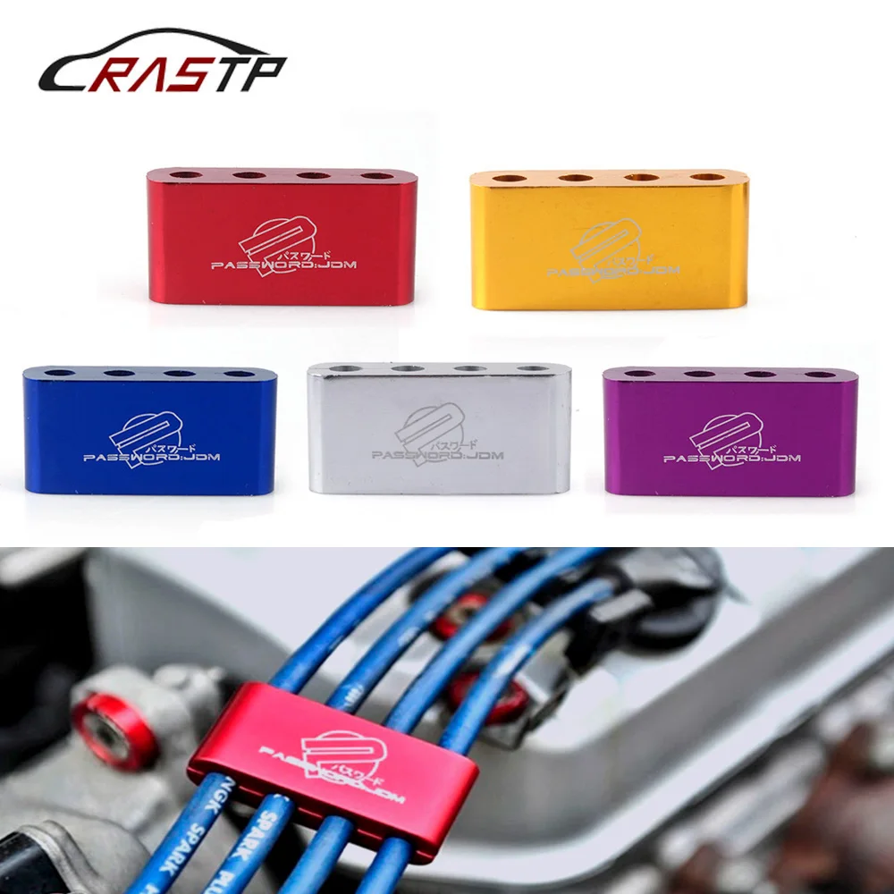 Rastp-aluminium Alloy Spark Plug Electrical Wire Clamp Separator Line ...