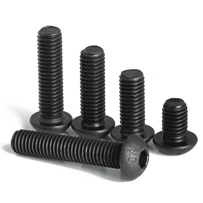 VIS,M6-45mm x10pcs--Vis à tête hexagonale noire M2 M2.5 M3 M4 M5 M6 M8 ...