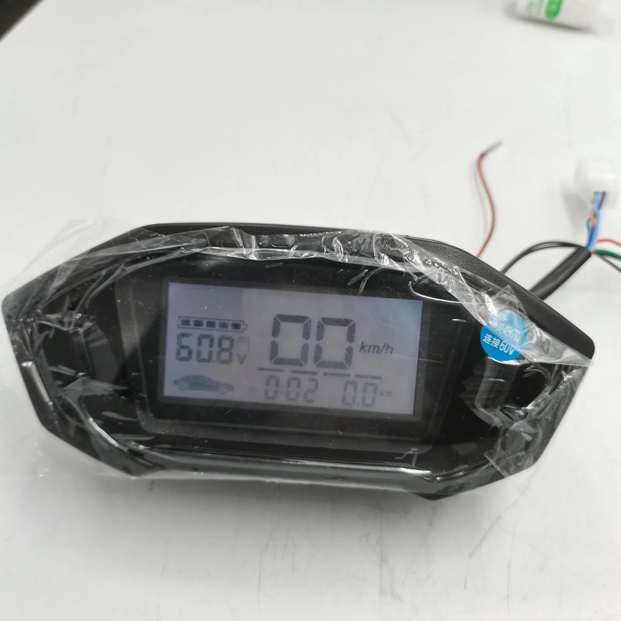 Speedometer Lcd Display 48-72v Gauge For Electric Scooter MTB ...