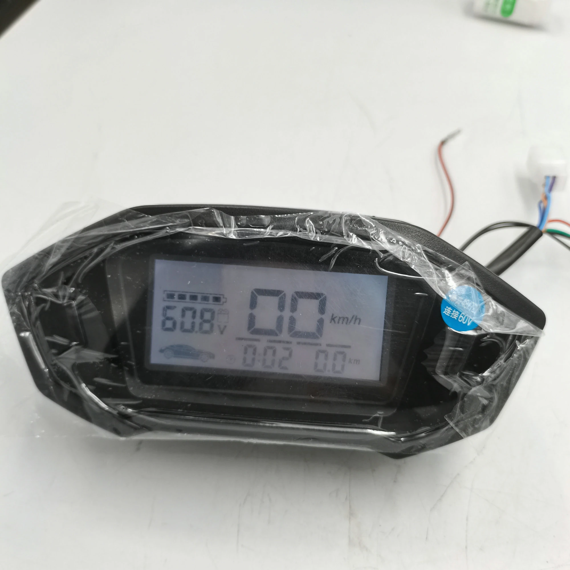 Speedometer Lcd Display 48-72v Gauge For Electric Scooter Mtb ...
