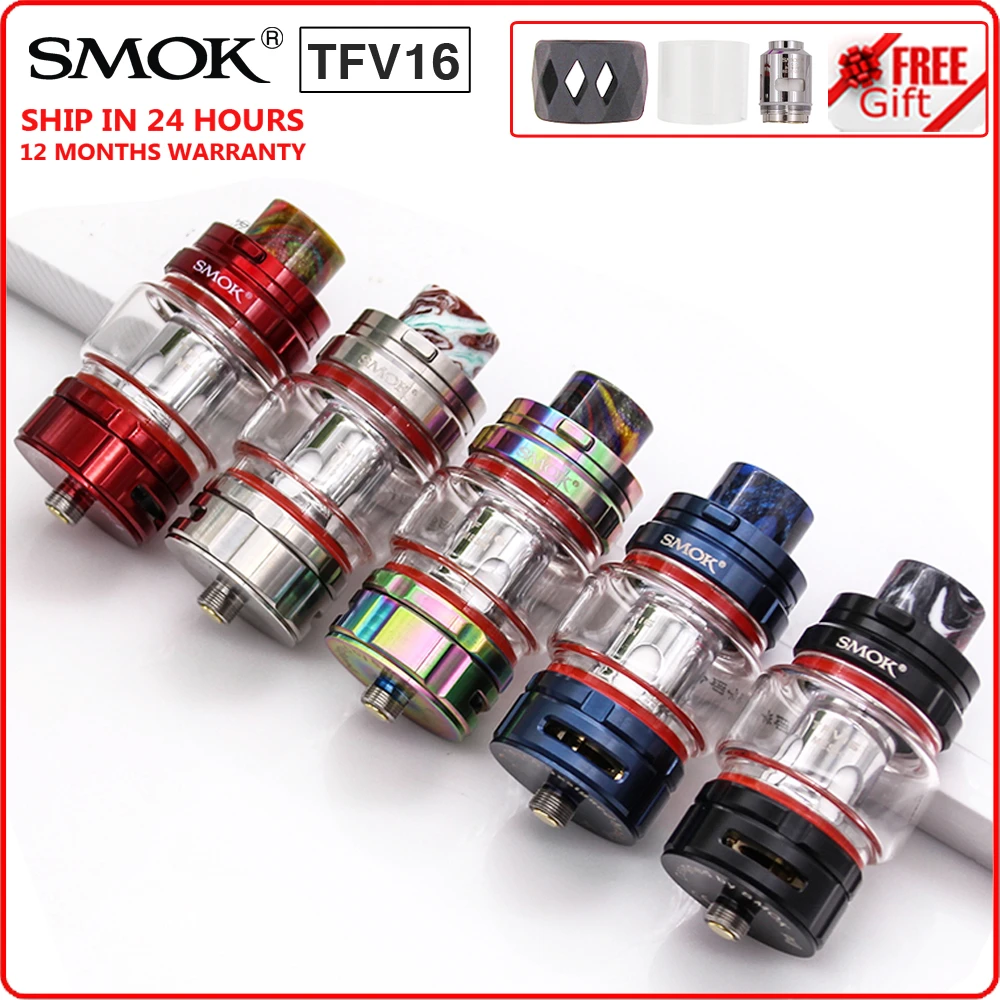 Electronic Cigarette Vape Atomizer | Original Smok Tfv16 Tank 9ml ...