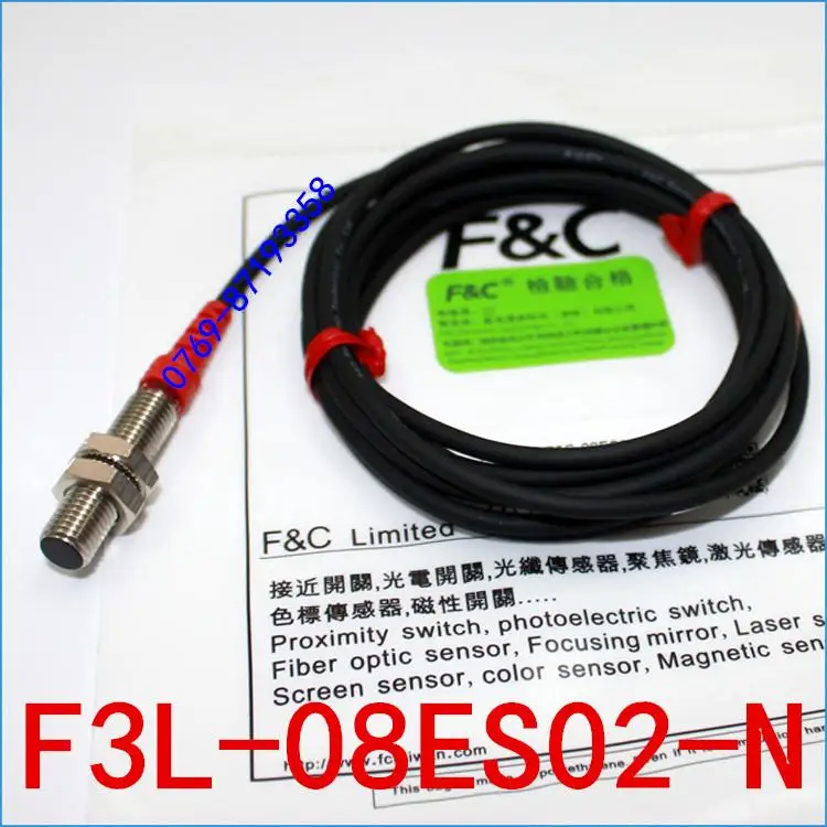 New brand original F&C proximity switch F3L-08ES02-N R2M F3L-08ES02-N2 ...