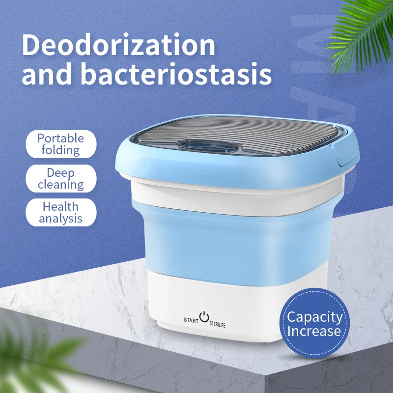 Mini-Washing-Machine-Portable-Ultrasonic-Cleaner-Turbine-Foldable ...