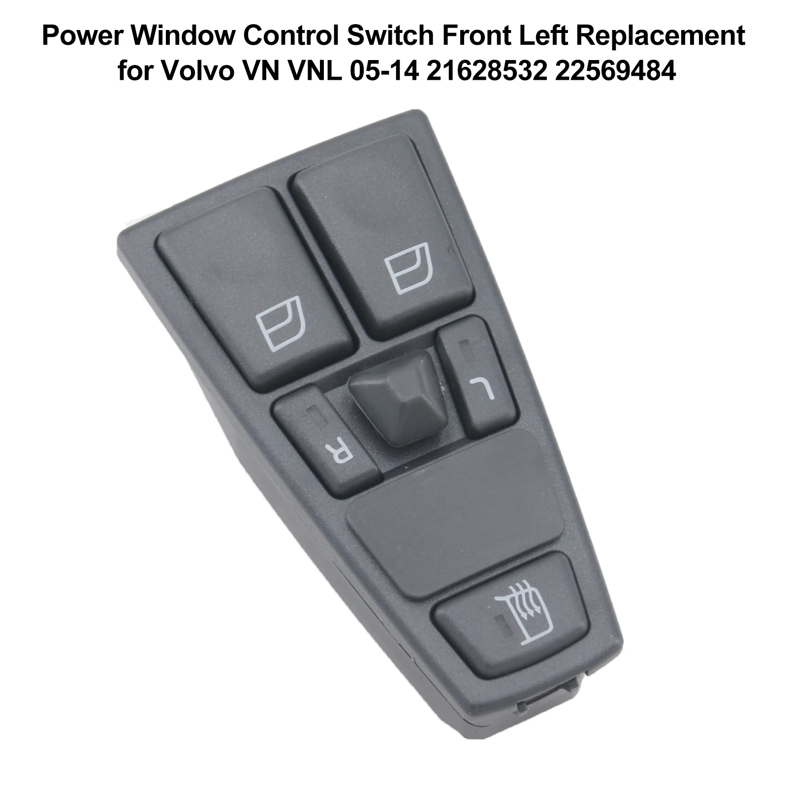 Power Window Control Switch Front Left Replacement For Volvo Vn Vnl 05 ...