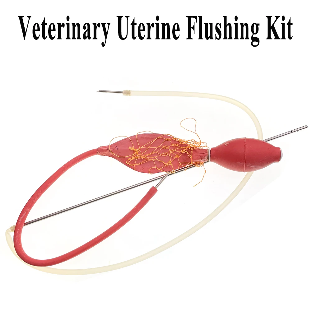 1SET Veterinary Uterine Cleaner Pig Cattle Sheep Horse Uterus Flushing ...