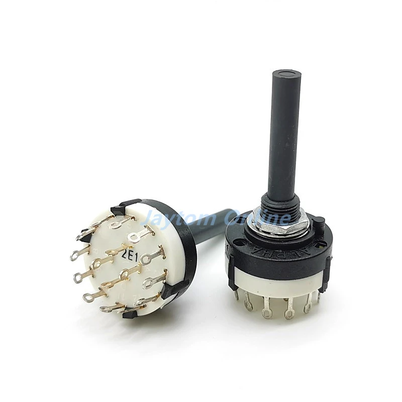 2pcs High quality SR26 Band Rotary Channel Selector Switch 4 Pole 3 ...