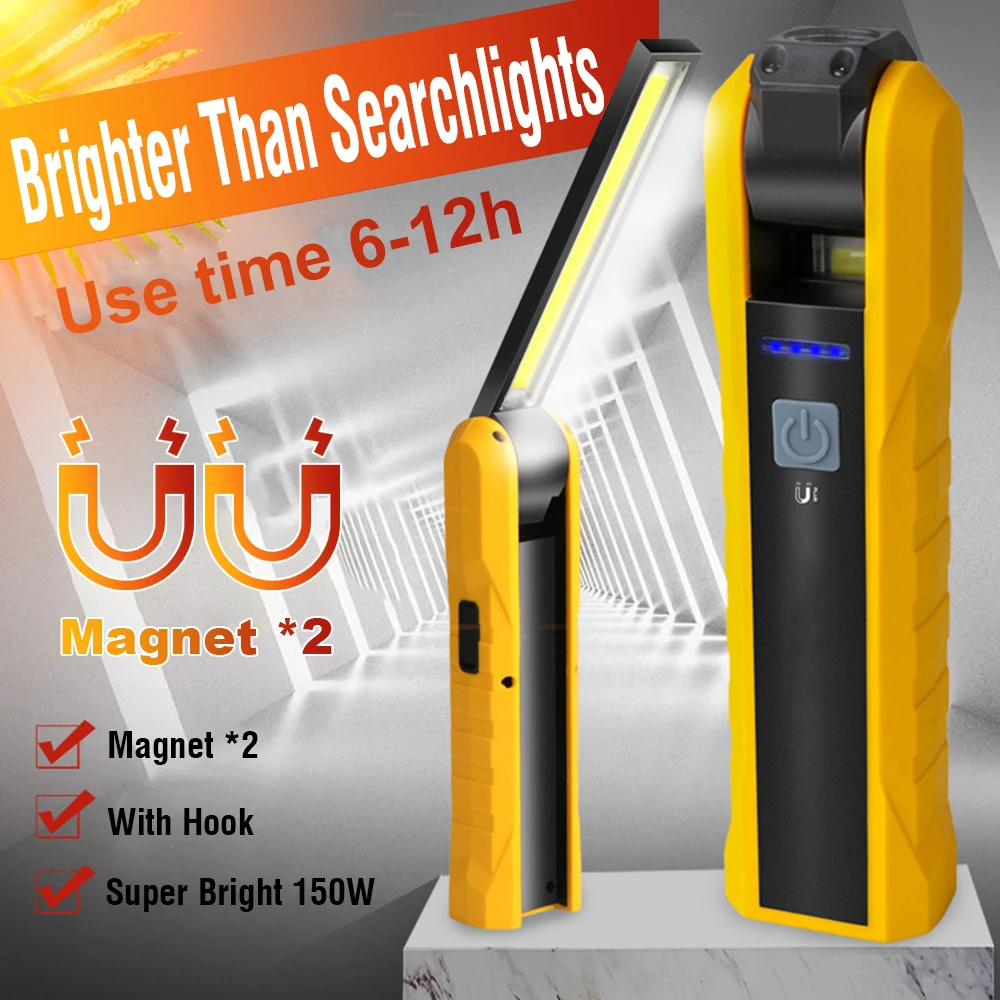 C2-Flashlight-With-Magnet-Work-Lamp-Car-Flashlight-Multifunction ...