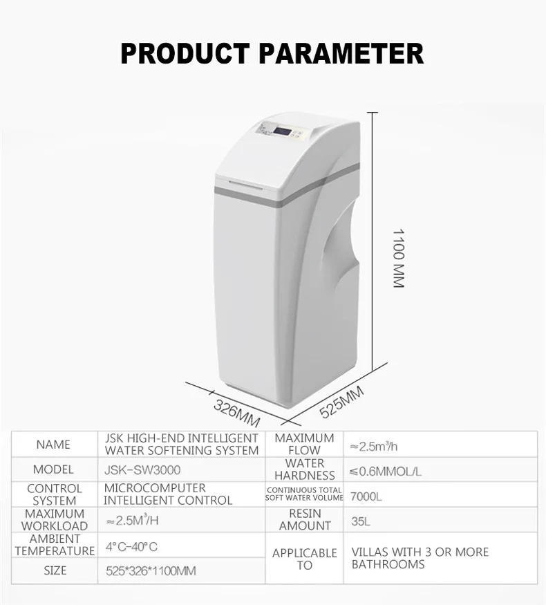 Household Integrated Water Softener Automatic Water Purifier Descaling ...