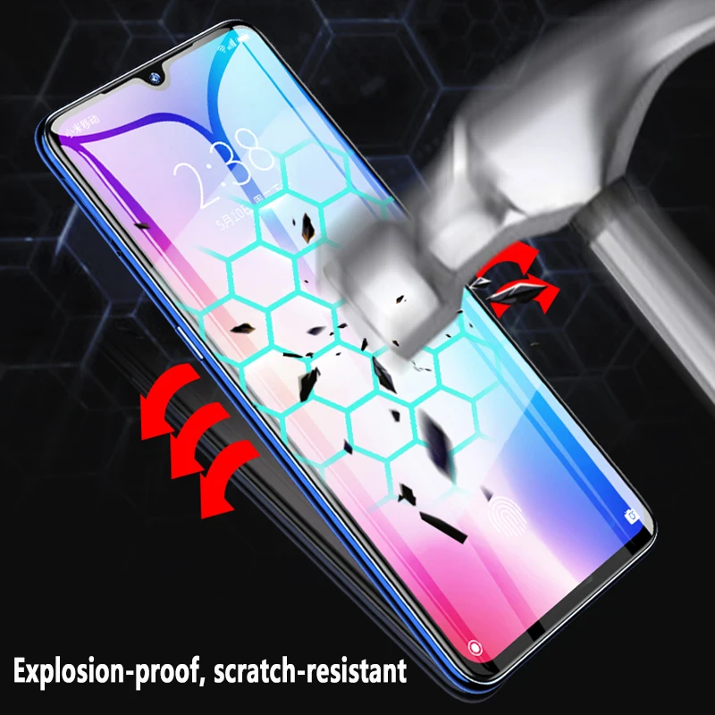 Screen Protector for Xiaomi Redmi Note 8 8T 8Pro full Cover Tempered ...