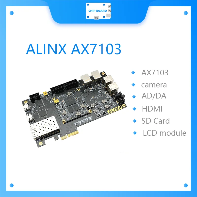 ALINX AX7103: Artix 7 XC7A100T (FPGA Development Board + USB Downloader)|Demo Board| - AliExpress