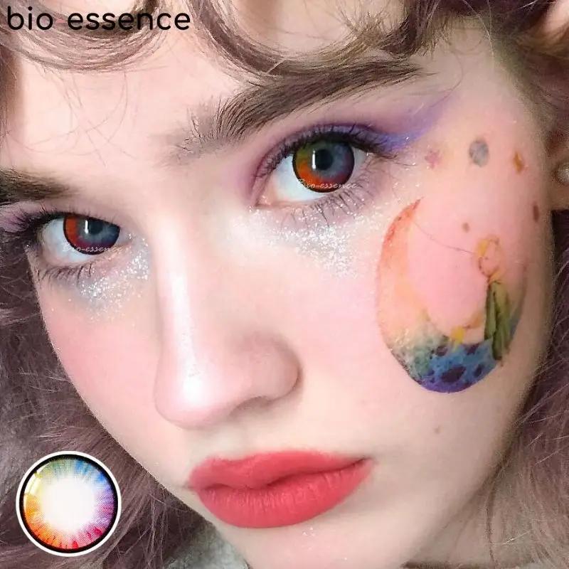 Rainbow Eye Contacts Lenses