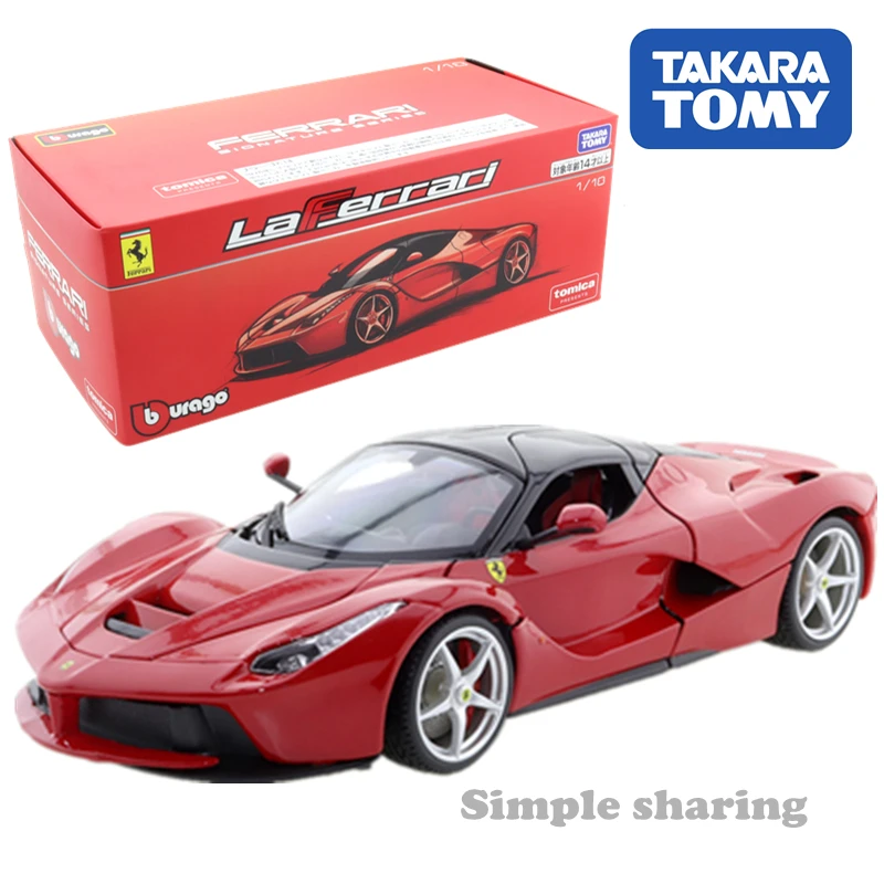 Takara Tomy Tomica Burago assinatura Series Ferrari, 1/18 carro ...