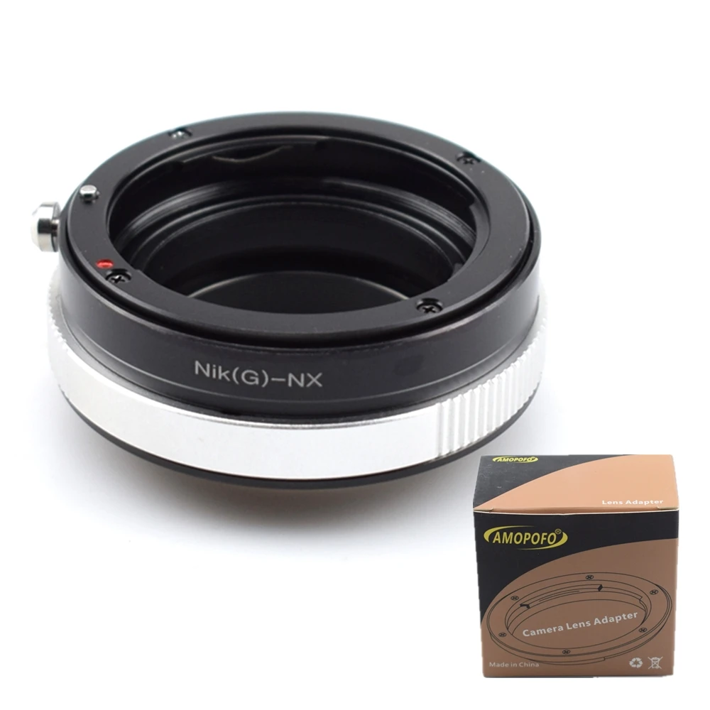 Adaptador Nikon G a NX, montaje F para lente AF S G a Samsung NX Cámara ...