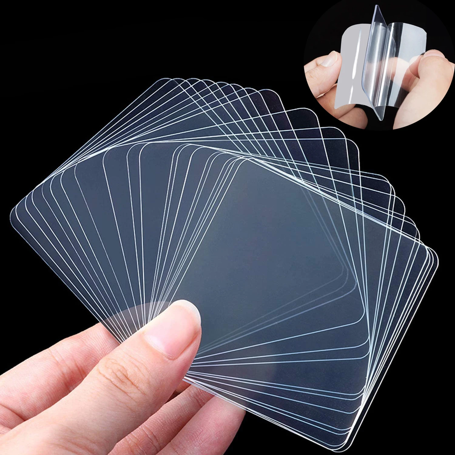 Transparent-Acrylic-Double-Sided-Adhesive-Tape-Strong-Adhesive-Patch ...