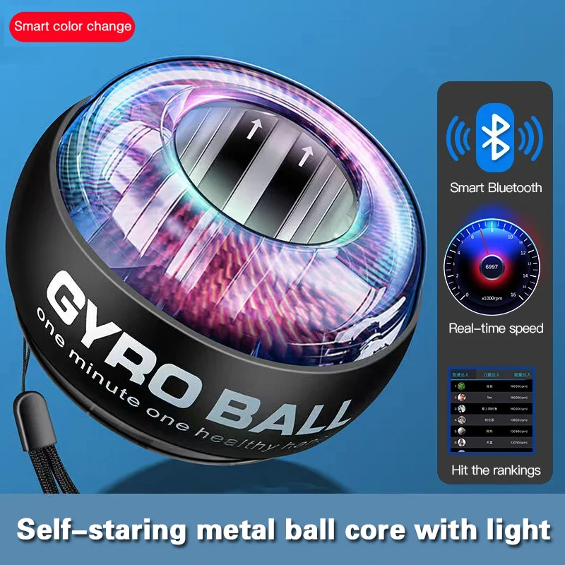 LED Gyroscopic Powerball Autostart Range Gyro Power Wrist Ball Arm Hand Muscle Force Trainers led-gyroscopic-powerball-autostart-range-gyro-power-wrist-ball-arm-hand-muscle-force-trainers