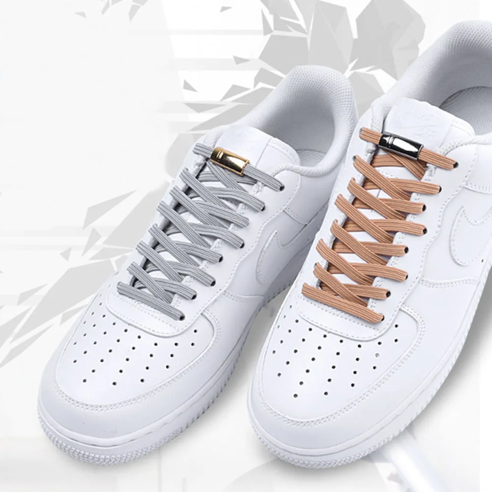 1pair Elastic Magnetic 1second Locking Shoelaces Creative Quick No Tie ...