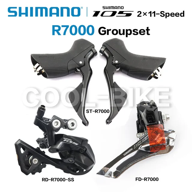 SHIMANO 105 R7000 2x11 Speed Groupset Kit R7000 Derailleurs Road ...