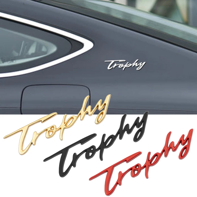 Metal Trophy Badge Emblem Car Rear Truck Window Stickers Decals Car ...