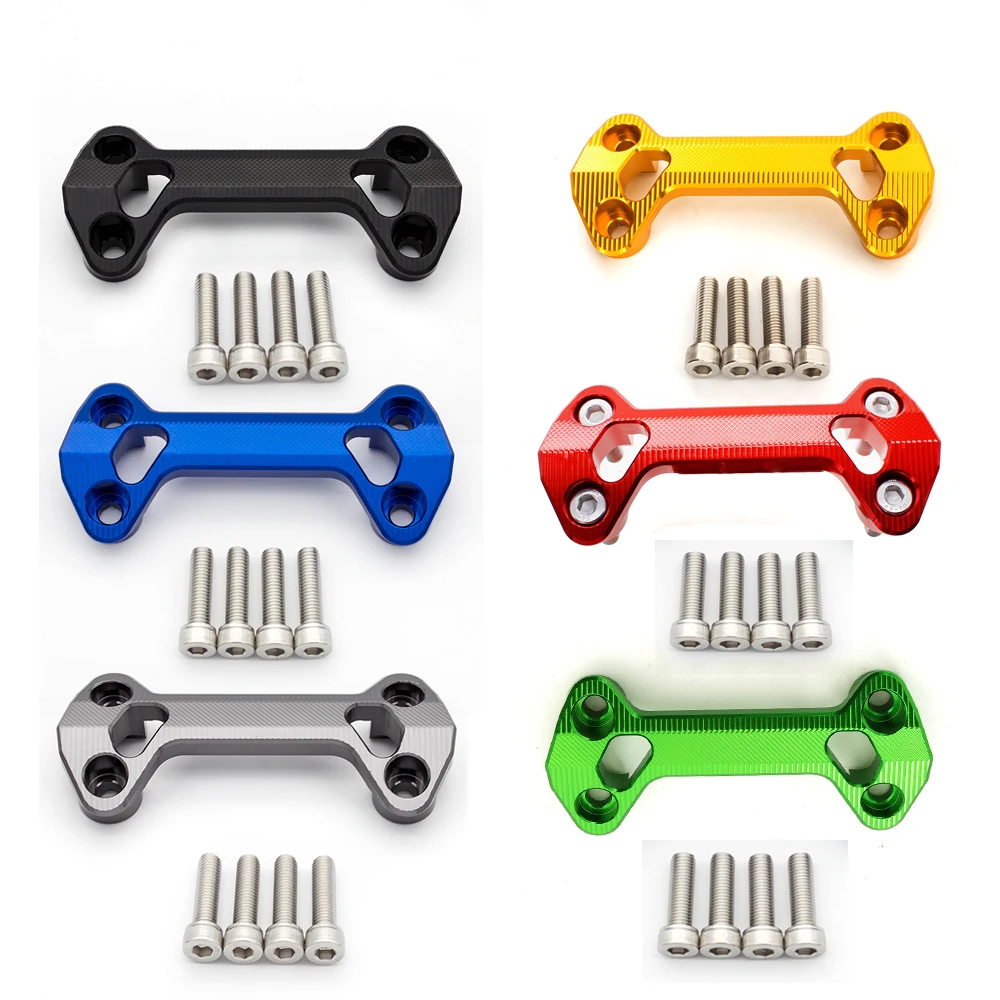 Aluminum Motorcycle Handlebar Riser Accessories Fat Bar Mount Bracket ...