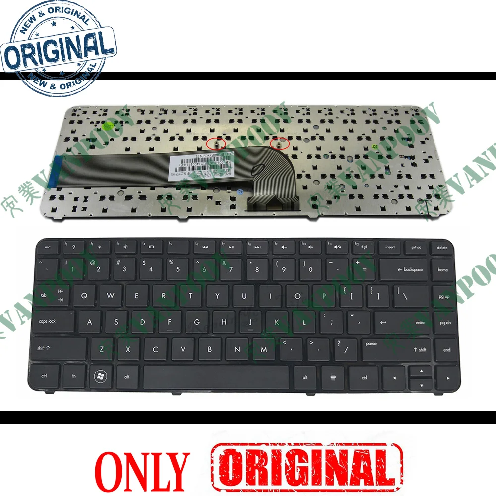 New Notebook Laptop Keyboard For Hp Pavilion Dv4-3000 Dv4-4000 With ...