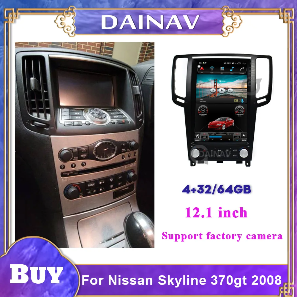 12-1-inch-Tesla-Car-Audio-For-Nissan-Skyline-370gt-2004-2013-Car-Radio ...