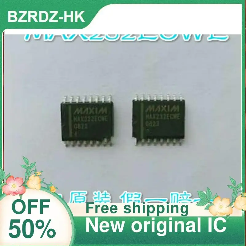 1 20PCS MAX232 MAX232ECWE MAX232ECWE+T SOP 16 New original IC|Remote ...