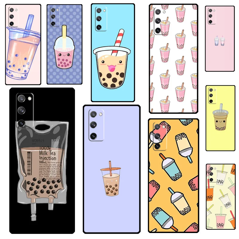 Boba-Milk-Tea-Case-For-Samsung-Galaxy-S23-Ultra-S21-S20-FE-S8-S9-S10 ...