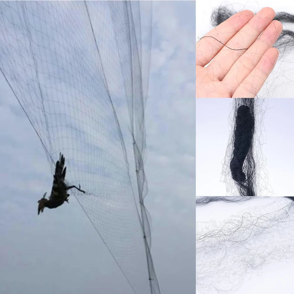 4m/6m/8m Black Anti Bird Netting Net Mesh For Fruit Crop Plant Tree Vineyard Growth Protection ...