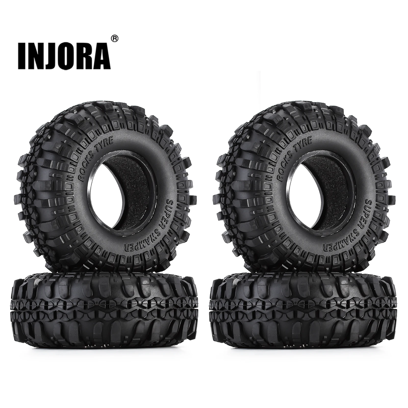 Neumáticos de goma para Rock Crawler Axial SCX10 1,9 AXI03007 Tamiya ...