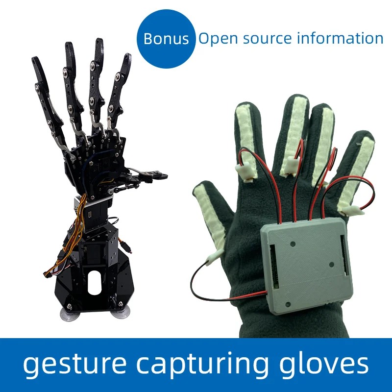 Robot Mechanical Arm Gesture Capturing System Flex Sensor Wearable ...