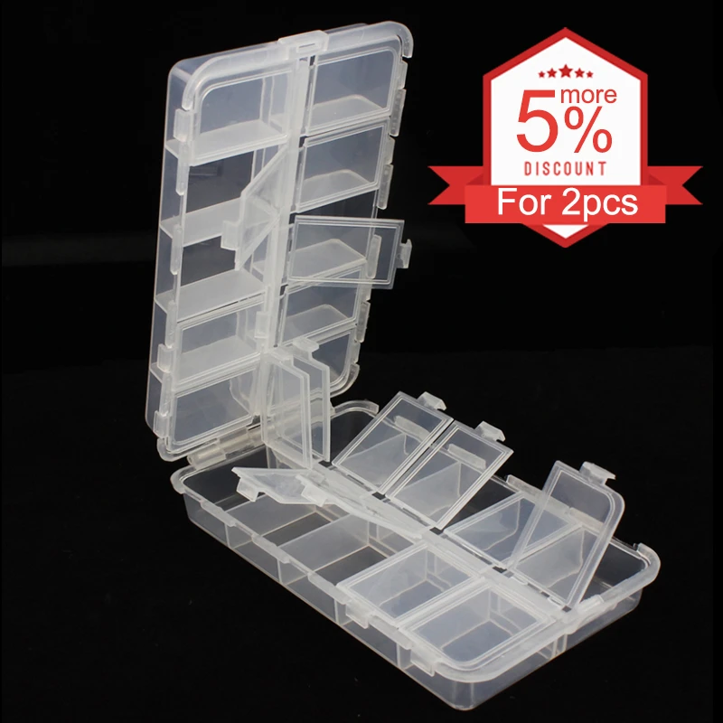 Plastic Portable More Compartments Transparent Waterproof Fishing ...